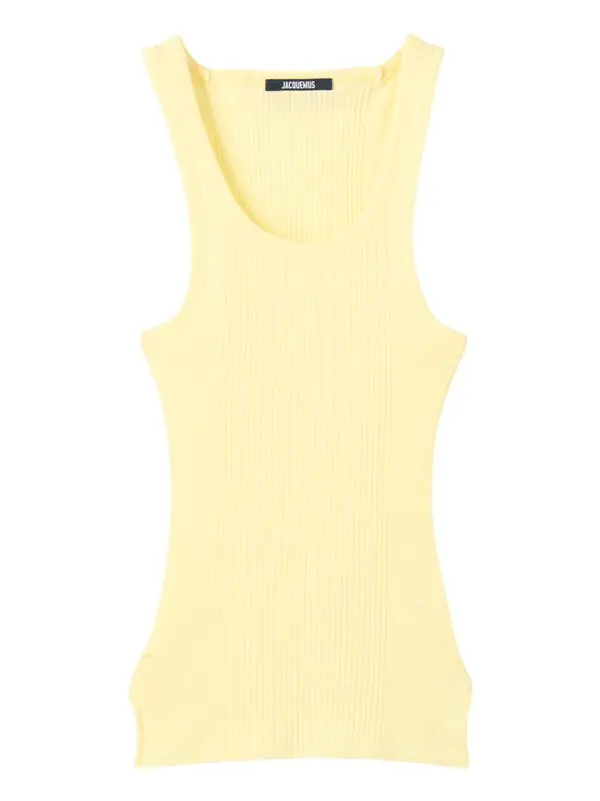 Jacquemus Rond Carre Tank Top - Nude