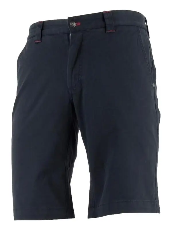 EA7 Logo Detail Shorts - Black