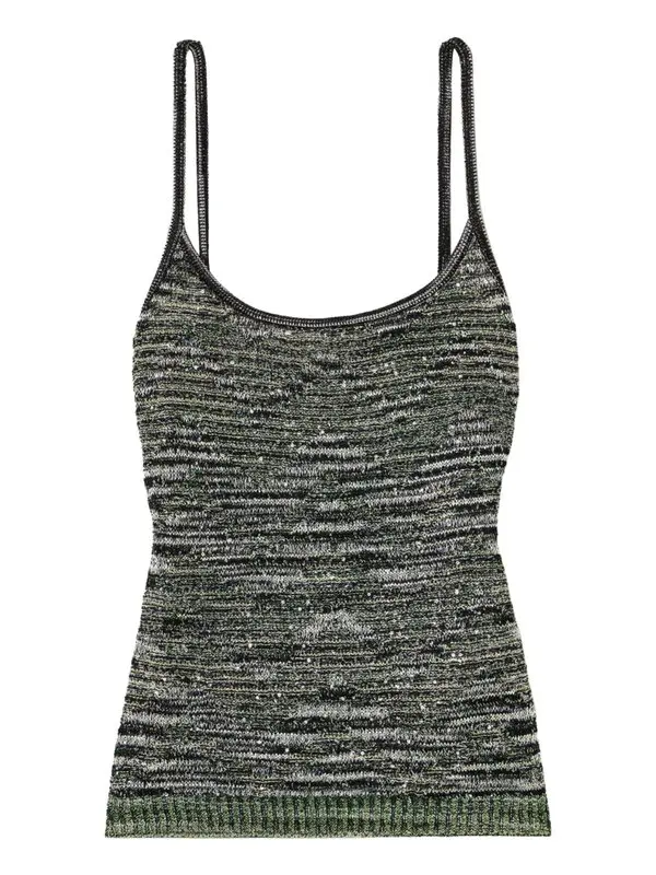 Missoni Sleeveless Vest With Sequins - Black