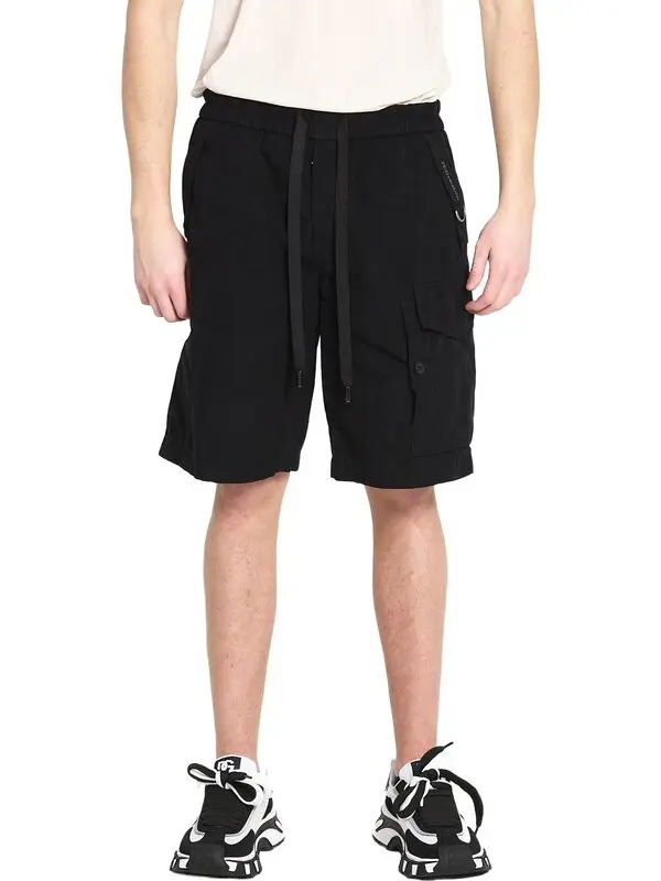 Dolce & Gabbana Cargo Bermuda Shorts - Black