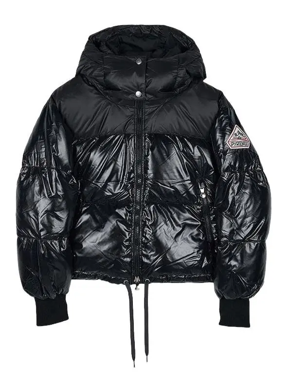 Pyrenex Shiny Hooded Puffer Jacket - Black