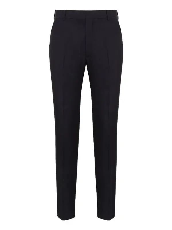 Alexander McQueen Tailored Tapered Trousers - Black