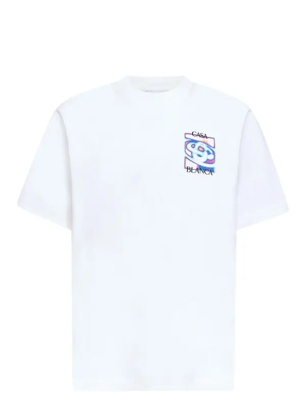 Casablanca Heatmap Logo T-shirt - Bright White