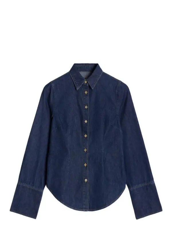 7 For All Mankind Button Shirt - Blue