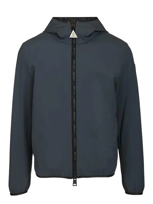 Moncler Zip-up Hooded Jacket - Grey