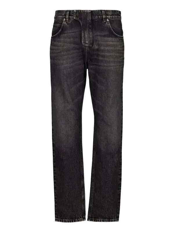 Balmain Regular-fit Denim Jeans - Dark Gray