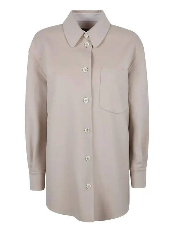 Fabiana Filippi Oversized Long Shirt - Nude