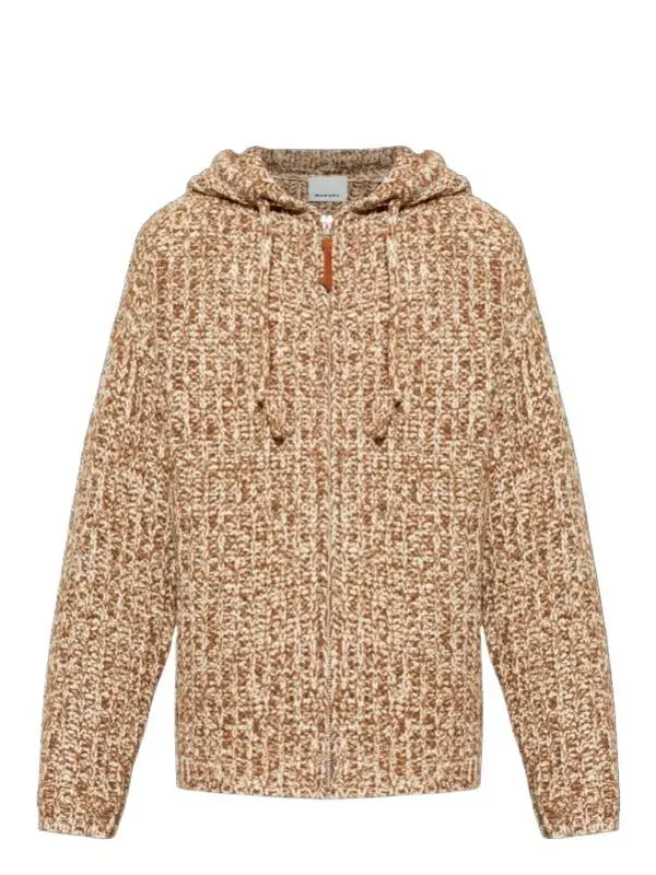 Isabel Marant Étoile Knitted Zip-up Hooded Jacket - Nude