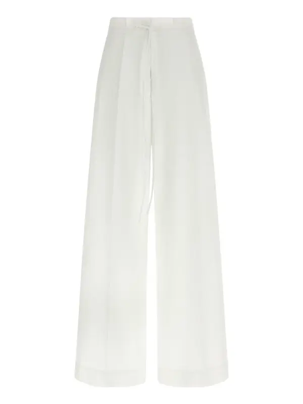 P.a.r.o.s.h Cannes Tailored Drawstring Pants - White