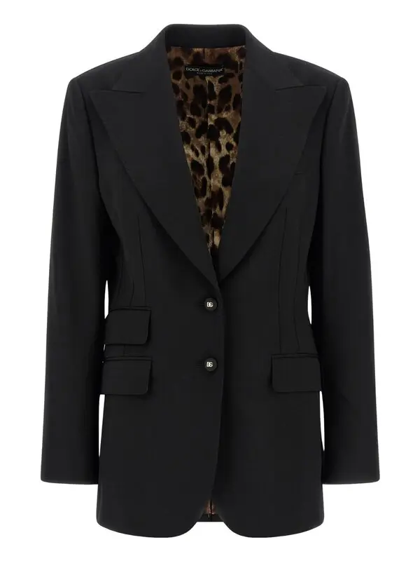 Dolce & Gabbana Turlington Single-breasted Blazer - Black
