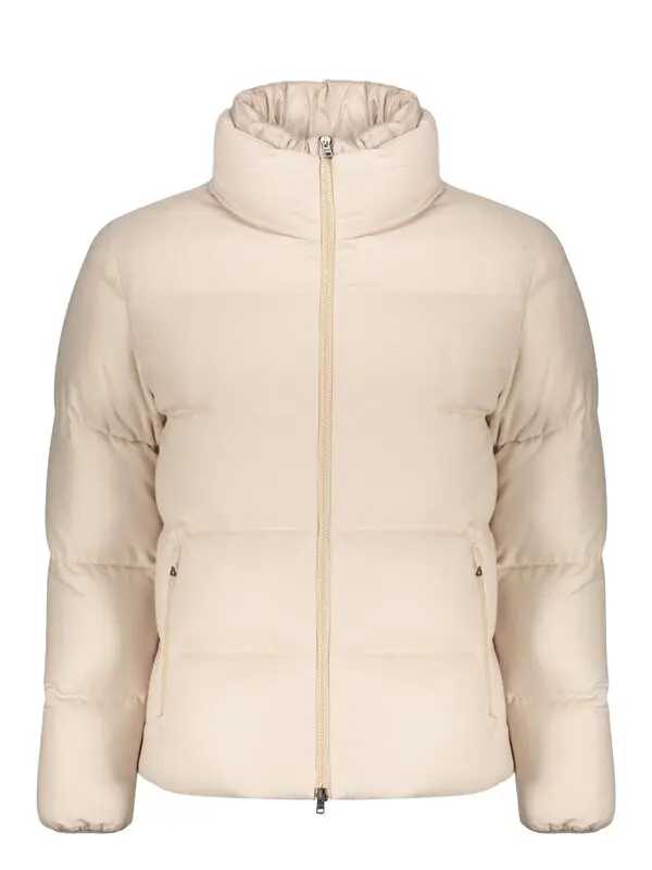 Herno High-neck Quilted Down Jacket - Ivory