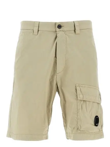 C.P. COMPANY Lens Pocket Cargo Shorts - Nude