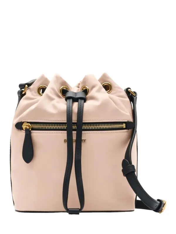 Burberry Mini Drawcord Pouch - Rose Beige