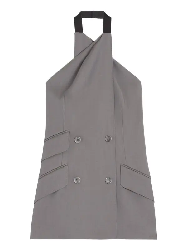Max Mara Sleeveless Waistcoat - Medium Gray