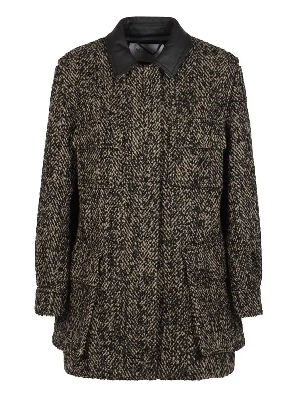 Max Mara Angio Long-sleeved Jacket - Brown