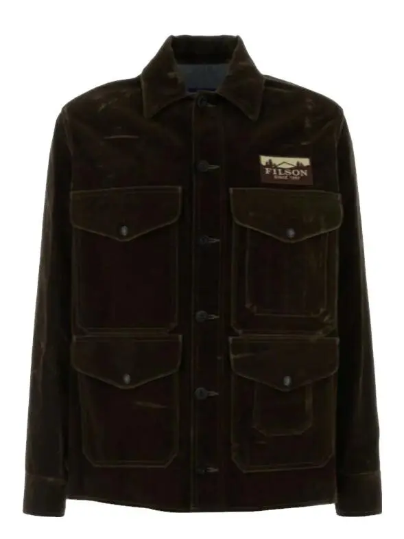 Junya Watanabe Long-sleeved Button-down Casual Jacket With Multiple Pockets - Black