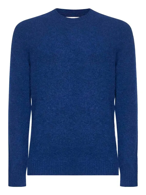 MC2 SAINT BARTH Ribbed Crewneck Knitwear - Blue