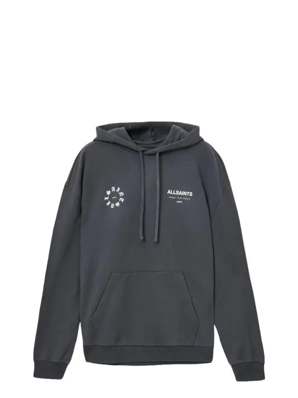 ALLSAINTS Kindred Graphic Hoodie - Water-washed Black