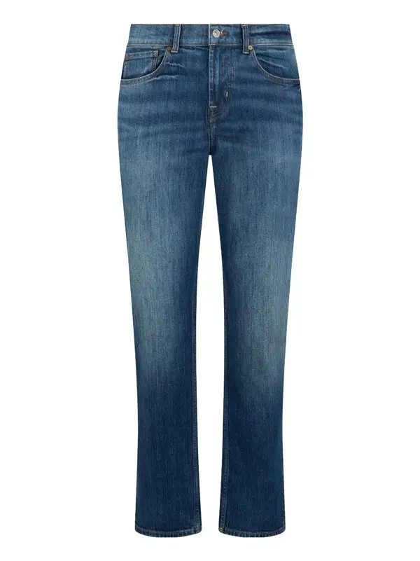 7 For All Mankind Slimmy Straight-leg Jeans - Blue