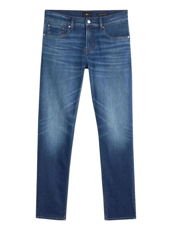7 For All Mankind Belt Loop Jeans - Blue