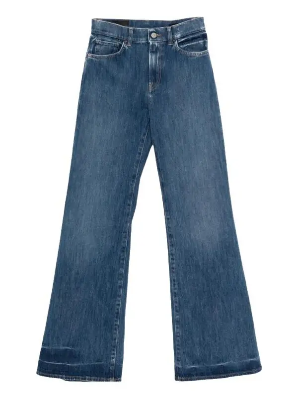 DONDUP Amber Wide-leg Jeans - Blue