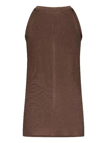 Loulou De Saison Ohana Sleeveless Top - Brown