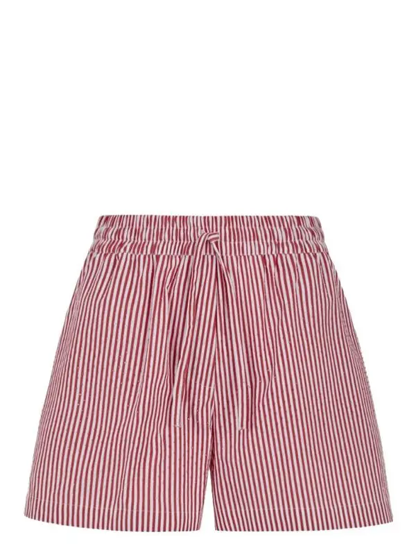 P.a.r.o.s.h Striped Drawstring Shorts - Red