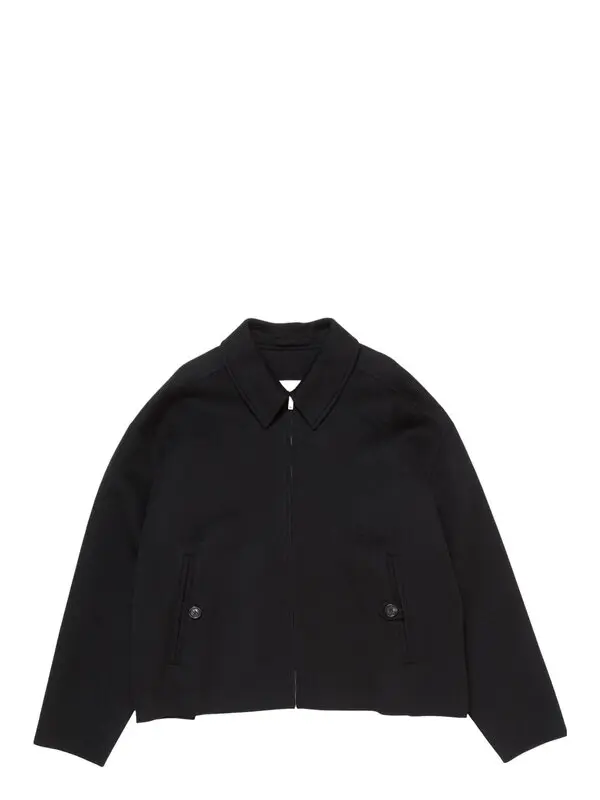 Acne Studios Zip-up Long Sleeved Jacket - Black