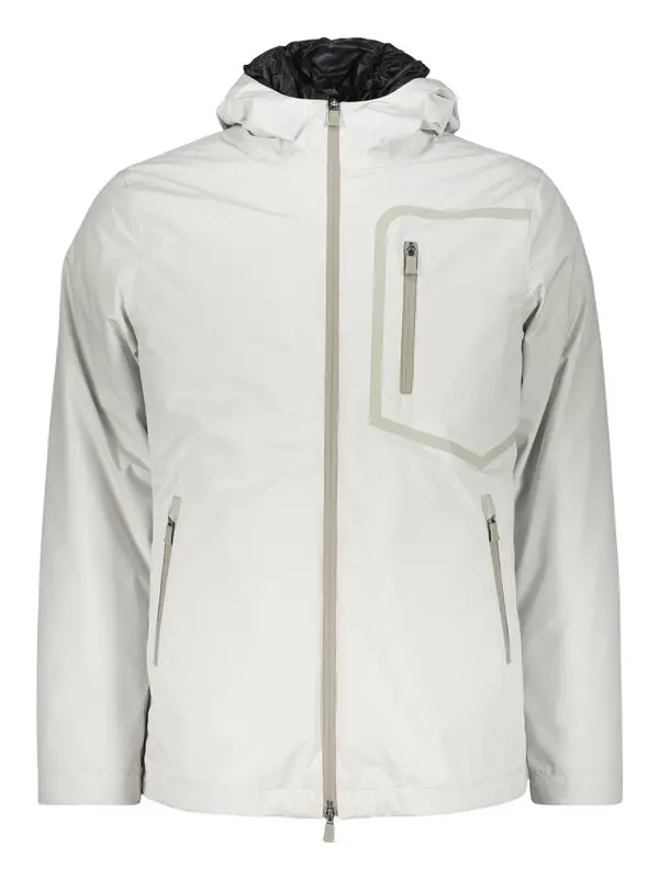 Herno Hooded Waterproof Jacket - Ivory