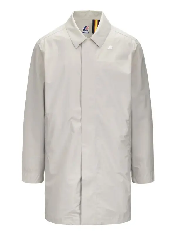K-WAY Waterproof Zip-up Jacket - Beige