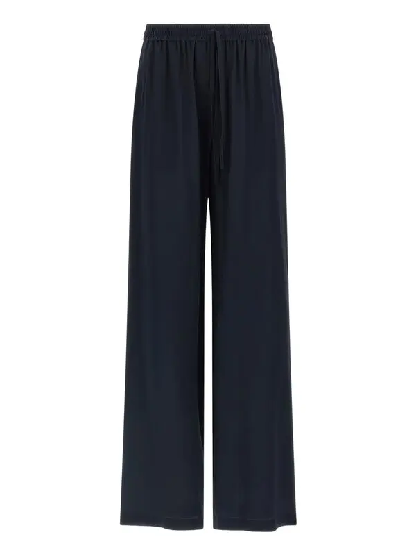 P.a.r.o.s.h Wide Leg Pants With Drawstring - Blue