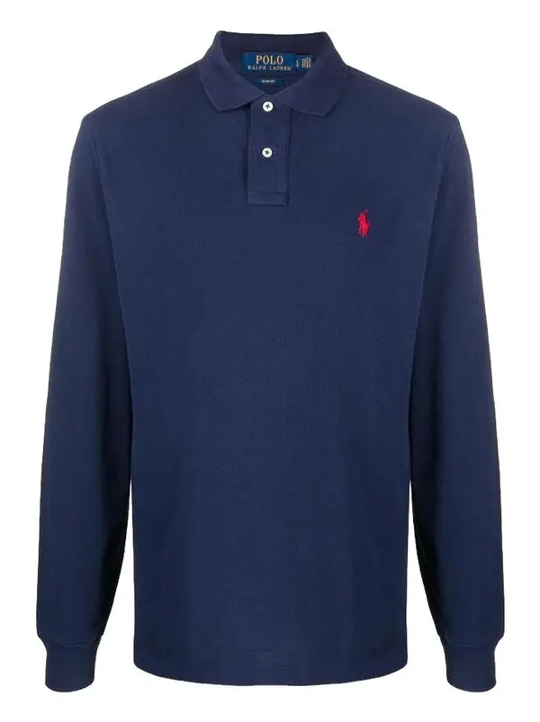 Polo Ralph Lauren Polo Pony Cotton Polo Shirt - Blue