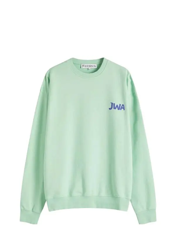 J.W.ANDERSON Crew Neck Sweatshirt - Green