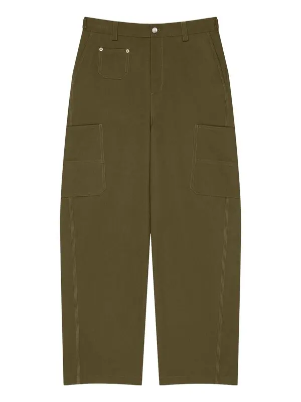 Givenchy Cargo Straight-leg Trousers - Khaki