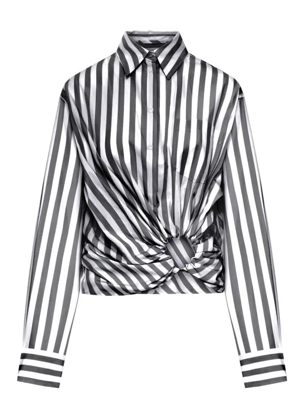 Sportmax Striped Shirt - Gray
