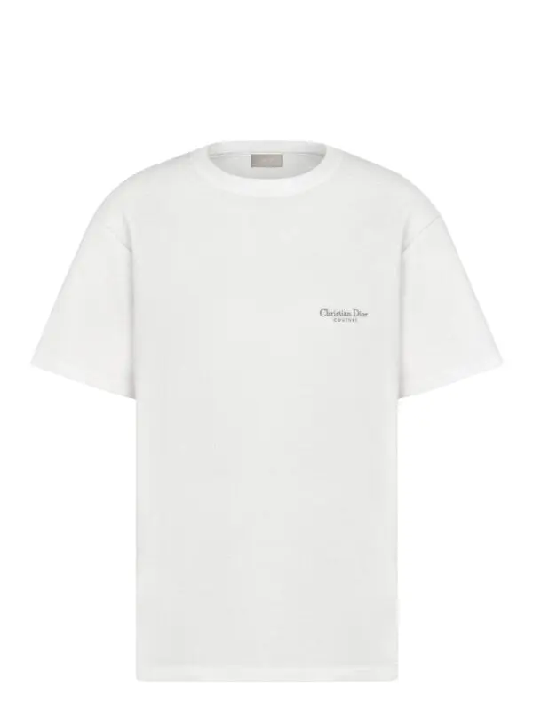 Dior Crewneck Short-sleeved T-shirt - White