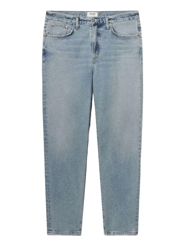 AGOLDE Curtis Mid-rise Straight Leg Jeans - Gray