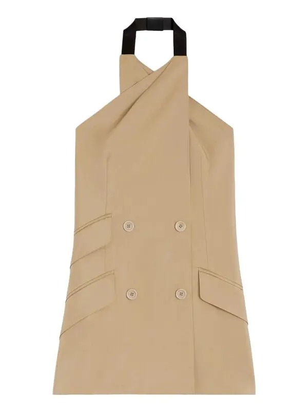 Max Mara Double-breasted Waistcoat - Camel