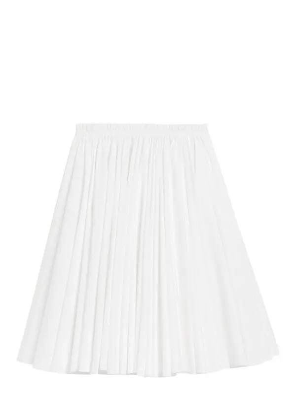 AMI Paris Midi Corolla Skirt - White