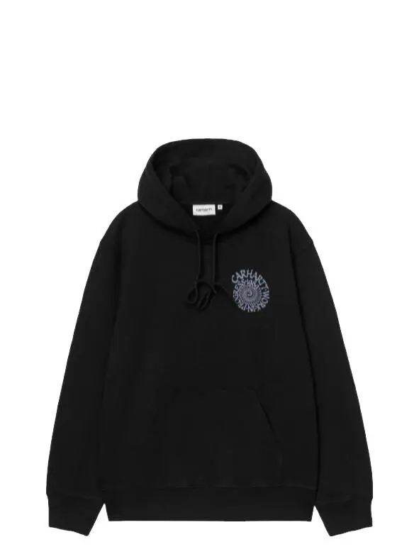 Carhartt Work In Progress Hooded Spiral Sweatshirt - Black