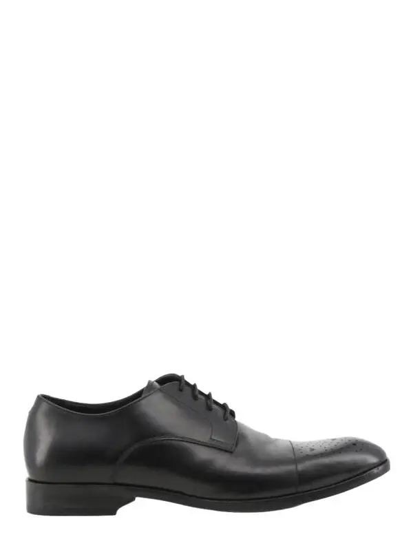 Emporio Armani Lace Up Oxford Shoes - Black