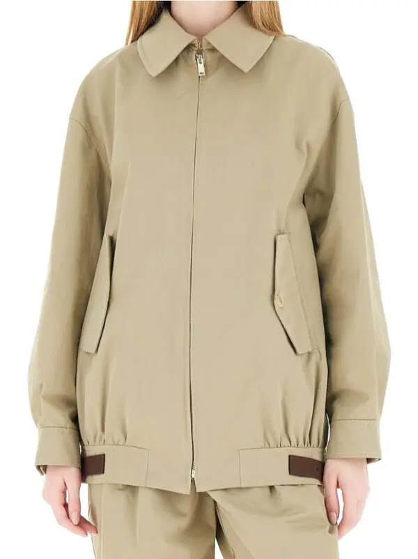 SEMICOUTURE Nives Zip-up Jacket - Nude