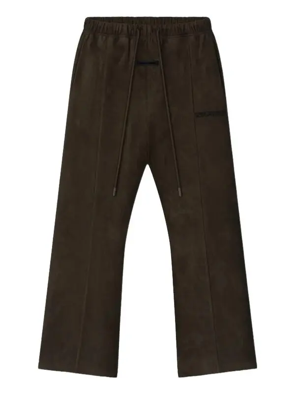 Fear Of God Suede Fleece Flare Pants - Brown