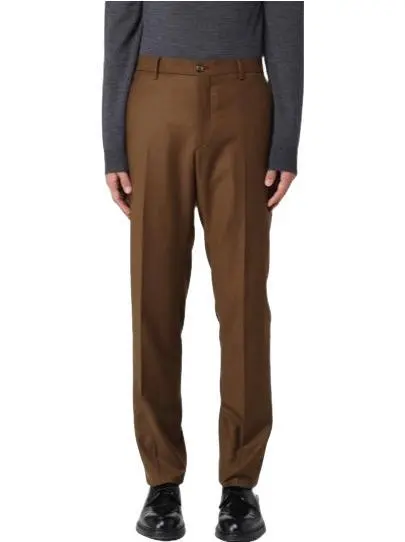 Etro Button Detail Tailored Trousers - Brown