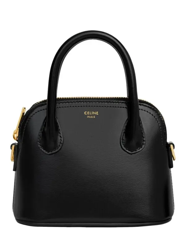 Celine Mini Honorine Bag In Shiny Calfskin - Black