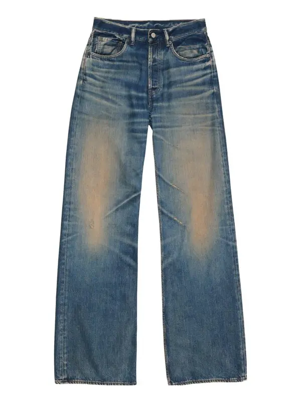 Acne Studios Loose Fit Flared Jeans - Blue