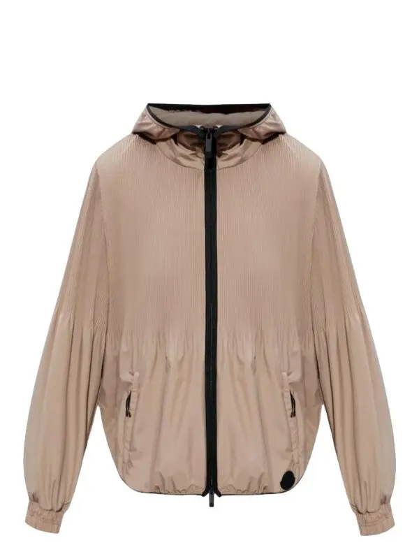 Moncler Anemone Pleated Hooded Jacket - No