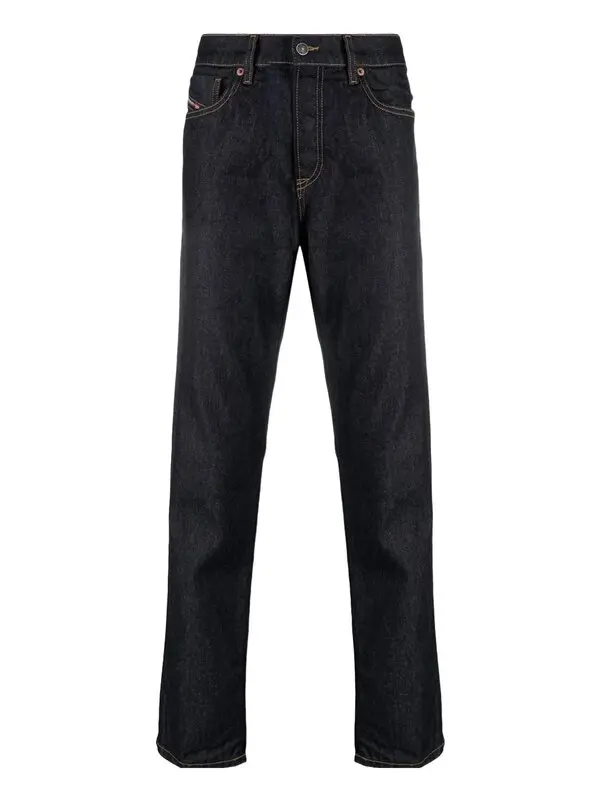 DIESEL® Relaxed Straight-leg Jeans - Black