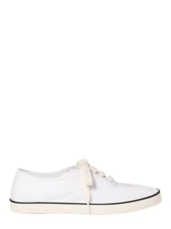 Miu Miu Drill Lace-up Sneakers - White