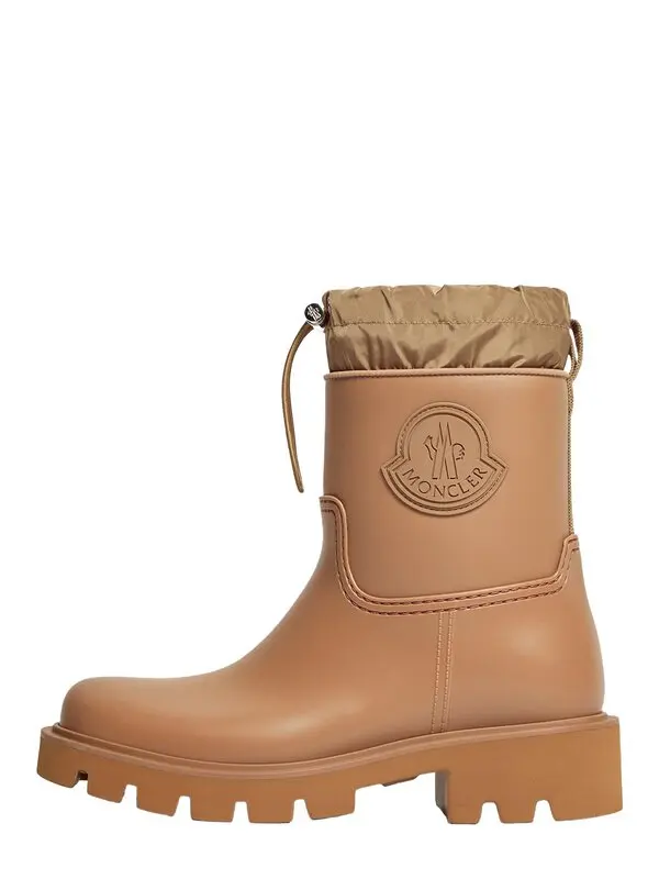 Moncler Kickstream Rain Boots - Light Brown